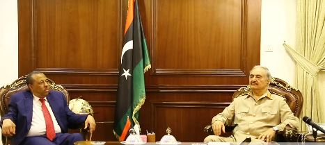 المشير حفتر يبحث مع عبدالله الثني القضايا التي تمس مصلحة المواطن – قناة ...